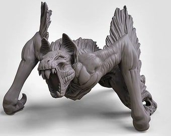 Large Dire Bat Cursed Bat Varghulf Midnight Curse 28mm Miniatures for ...