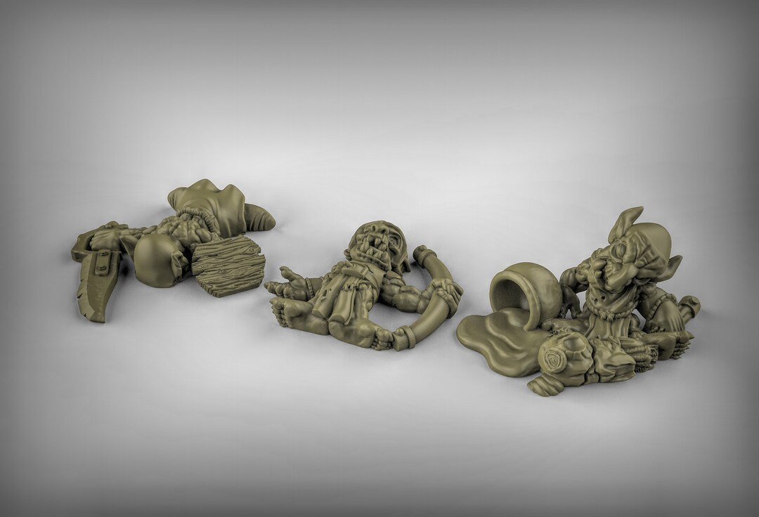 Dead Goblins 3D Printed Resin Miniature | Tabletop Role Playing ...