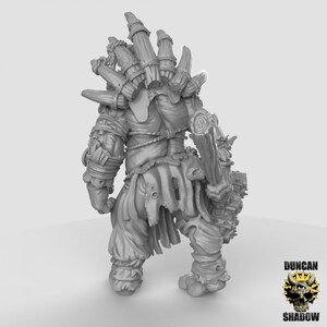 Titan Behemoth King 3D Printed Resin Miniature | Tabletop Role Playing ...