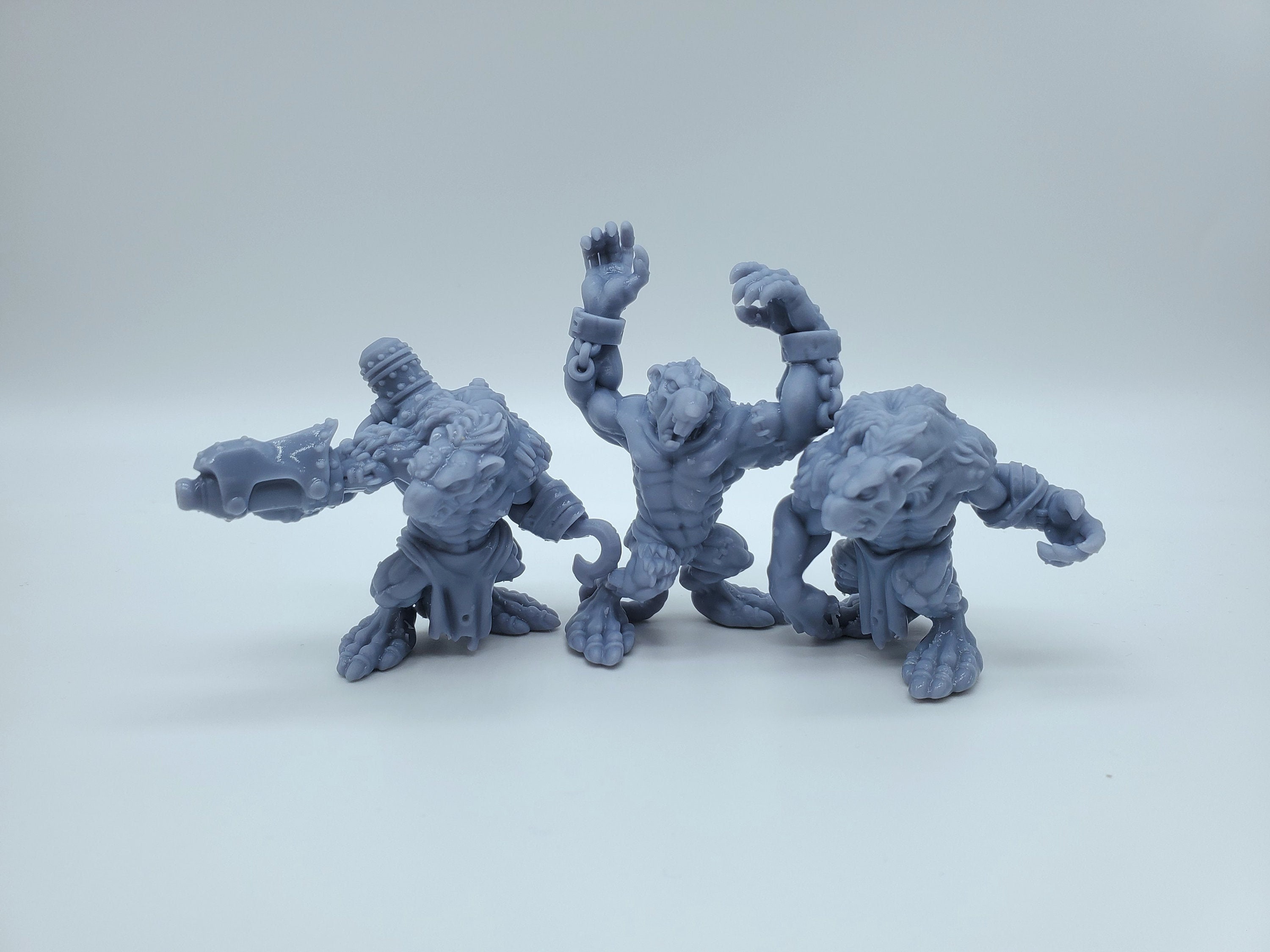 Rat Ogre 3D Printed Resin Miniature | Tabletop Role Playing | Dungeons ...