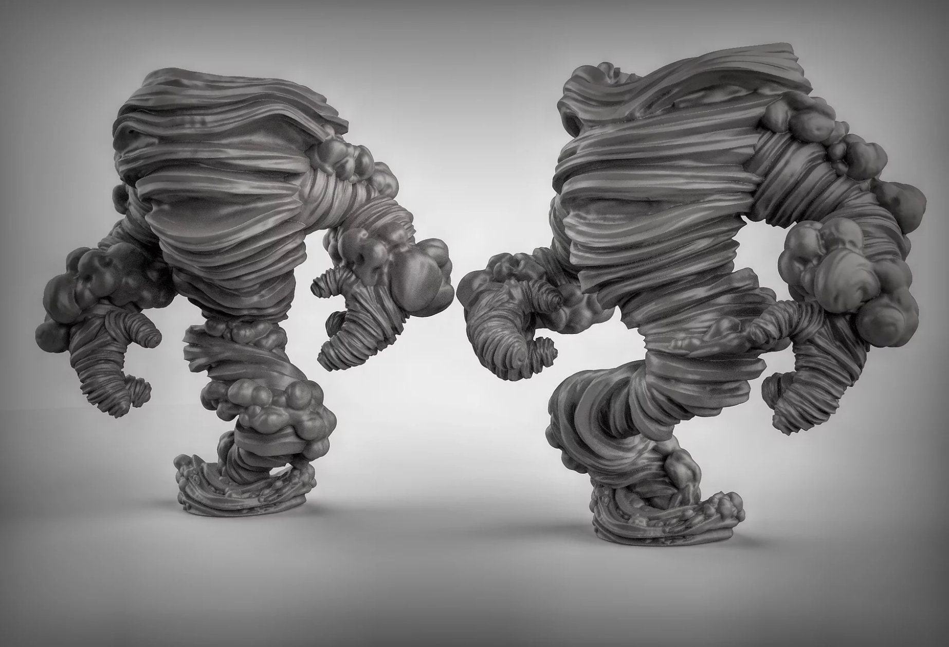 Air Elemental 3D Printed Resin Miniature Tabletop Role - Etsy