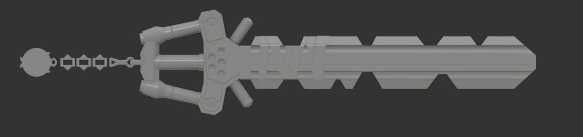 Kingdom Hearts Fenrir Keyblade - Etsy