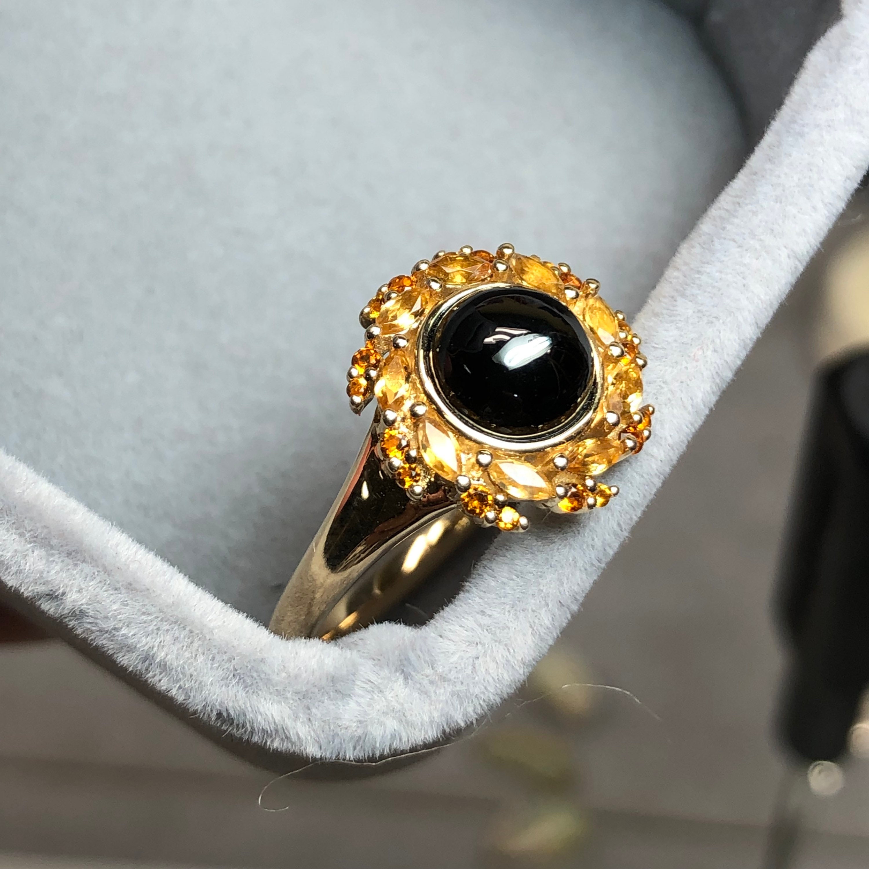 Sagittarius A // Black Hole Ring Astronomy Jewelry Black | Etsy