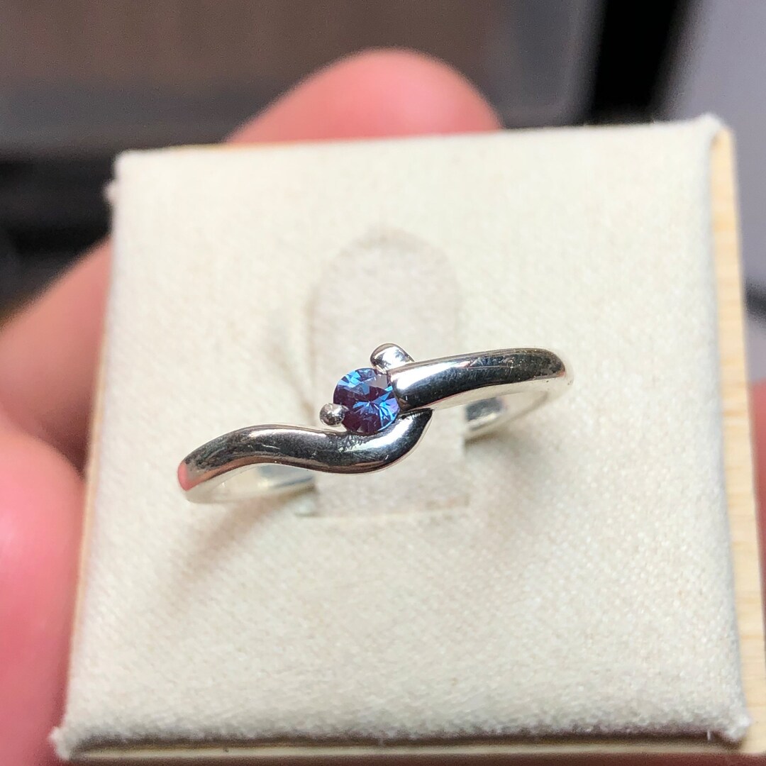 Hooked // Hook Ring | Fisherman Style Ring | Birthstone Ring | 14kt ...