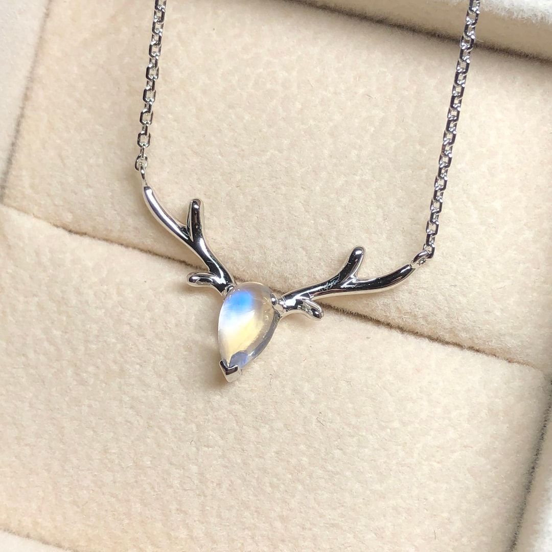Actaeon // Pear Cut Pendant | Antler Pendant | Rustic Deer Pendant ...