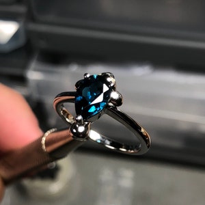 Manatee // London Blue Topaz Ring | Manatee Sterling Silver Ring ...