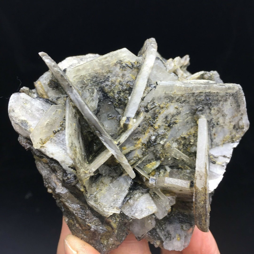 Skeletal Calcite Specimen // Rhombic Calcite Specimen With UV Reactive ...