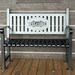 Custom Metal Welcome Bench - Etsy