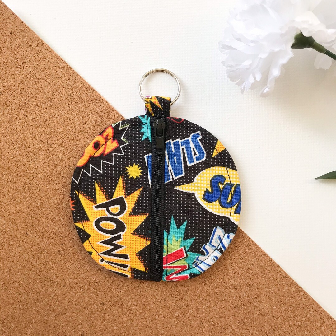 Earbud Pouch Comic Book // AirPod Case Holder // Cord Organizer ...