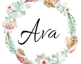 Ava name | Etsy