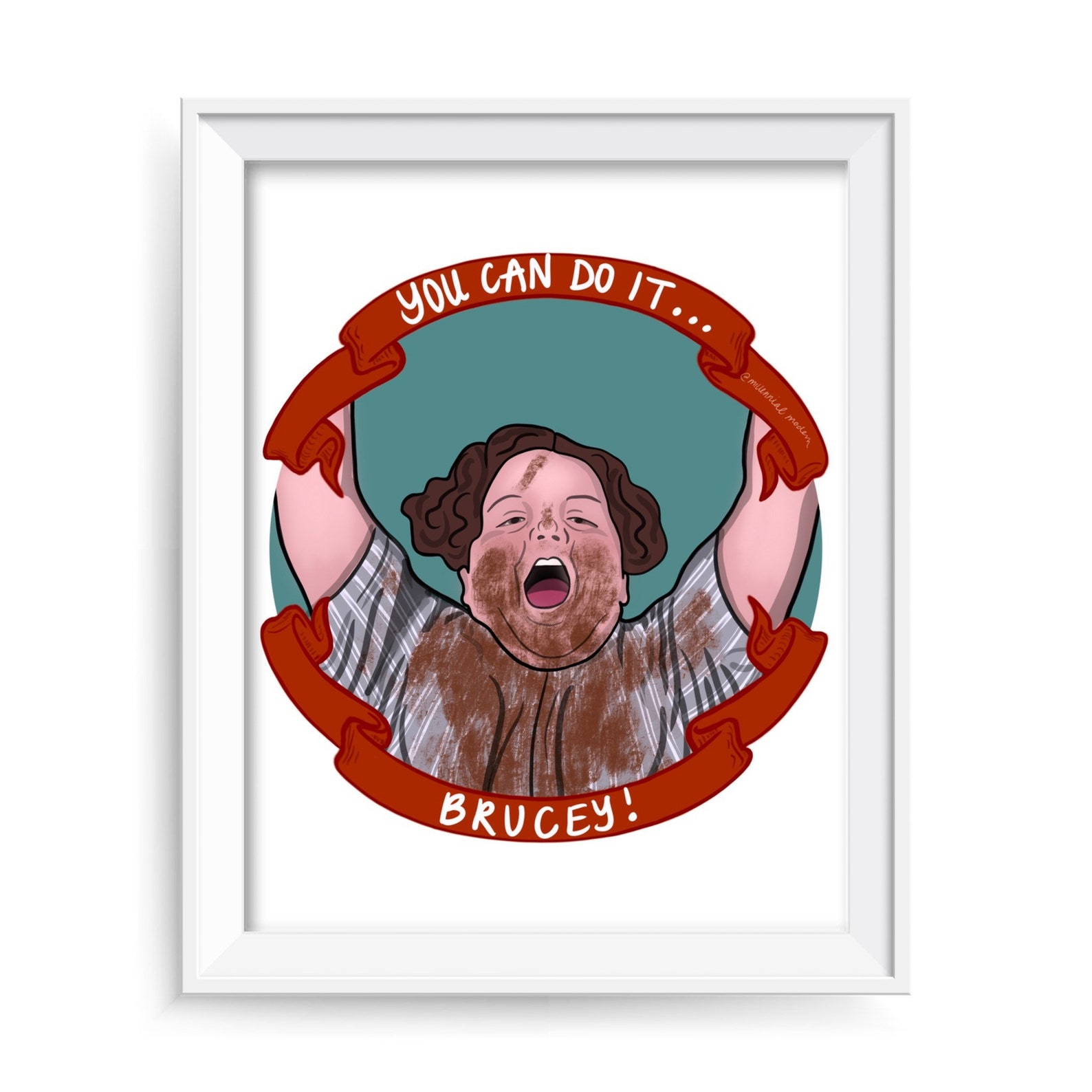 You Can Do It, Brucey! - Matilda Greeting Card - Etsy