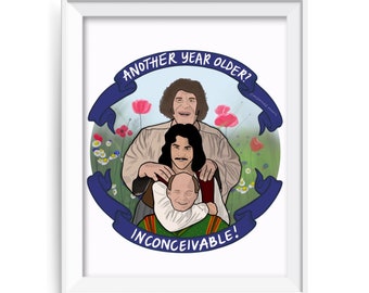 Princess Bride Birthday Card Count Rugen Not to 50 Princess - Etsy