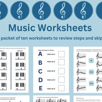 Valentine's Day MUSIC WORKSHEETS | Finger Numbers [beginner Piano ...
