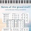Music Worksheets Printable Music Theory Worksheets Homeschool Music ...