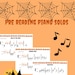 Pre Reading Halloween Piano Solos Piano Solos for Kids Sheet Music for ...
