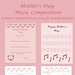 Mother's Day Composition Piano Lesson Activity Music Lesson Homeschool ...