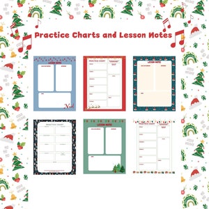 Music Lesson Practice Charts Lesson Notes Music Lesson Piano Lesson ...