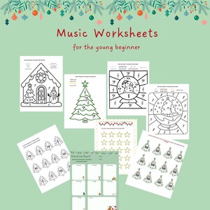 Christmas Music Worksheets Coloring Worksheets Piano Worksheets ...