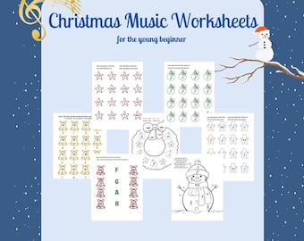 Christmas Music Worksheets Coloring Worksheets Piano Worksheets ...
