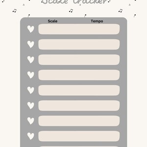 Piano Practice Charts Weekly Piano Lessons Music Lessons Practice ...