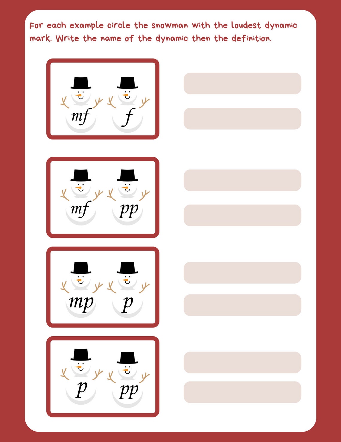 Music Worksheets Music Theory Worksheets Piano Lessons Music Class ...
