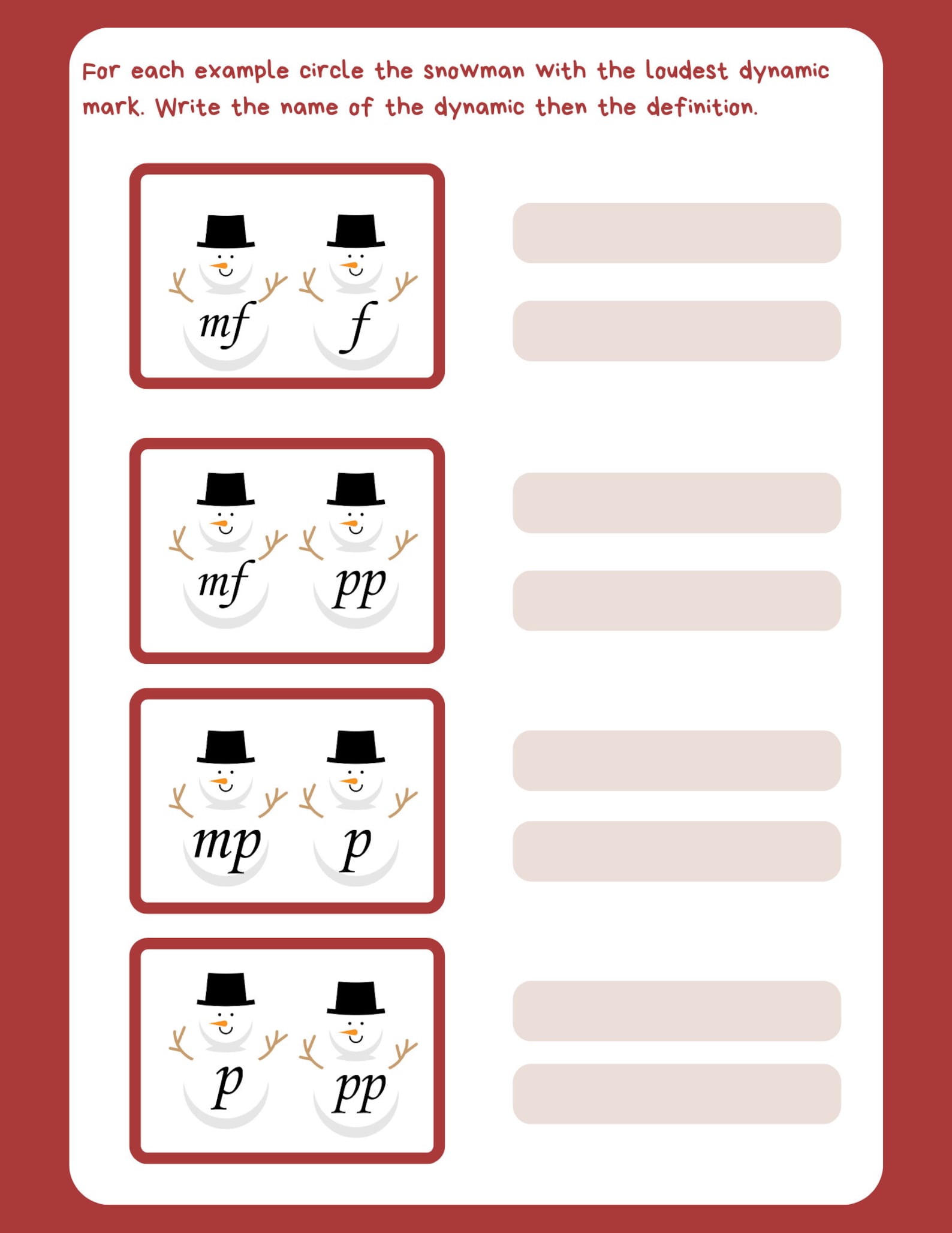 Music Worksheets Music Theory Worksheets Piano Lessons Music Class ...