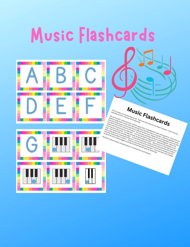 Piano Lessons Homeschool Music Music Theory/music Education Piano ...