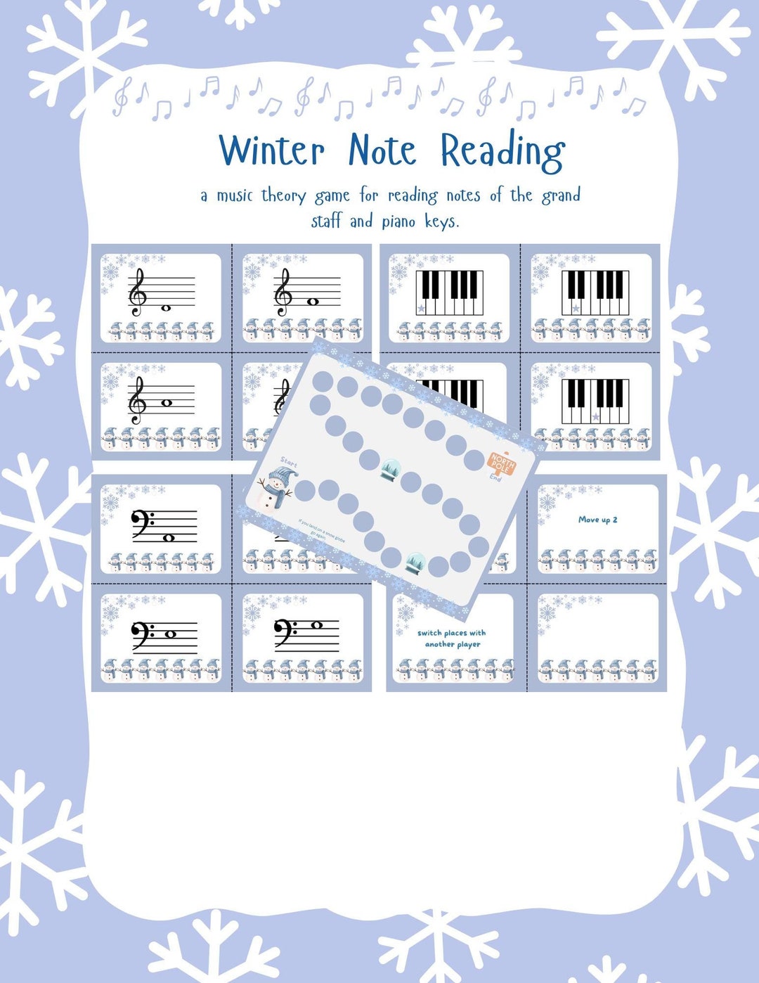 Music Note Reading Game Piano Lessons Homeschool Music Music Education ...