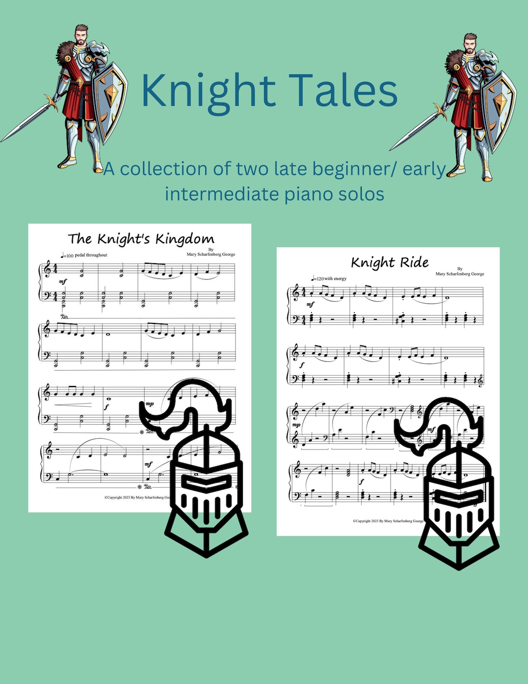 Knight's Tale Piano Solos for Kids Piano Sheet Music Piano Lessons Fun ...