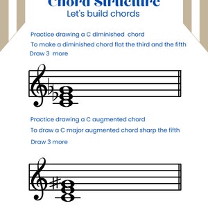 Piano Worksheets Building Chords Music Worksheets Homeschool Worksheets ...