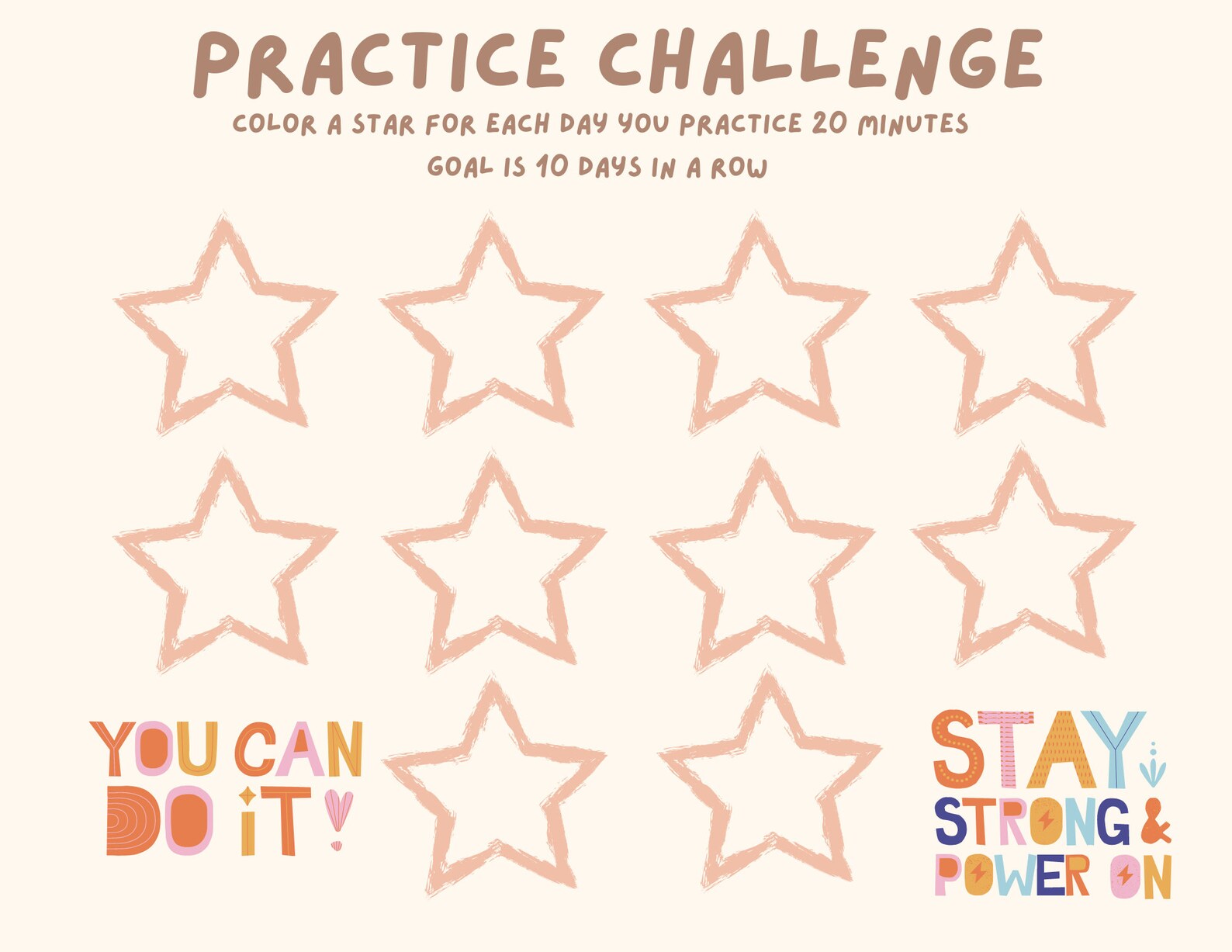 Practice Challenge Music Lessons Practice Tracker Piano Lessons Piano ...