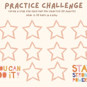 Practice Challenge Music Lessons Practice Tracker Piano Lessons Piano ...