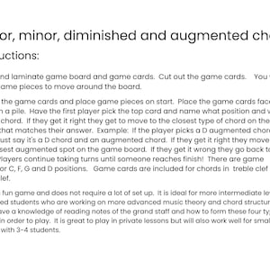 Music Chord Game Music Lessons Piano Lessons Homeschool Group Piano ...