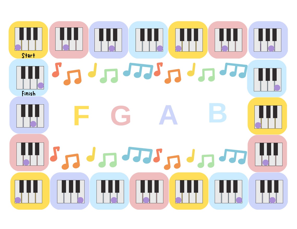 Name That Piano Key Beginning Piano Piano Game Music Theory Game Piano ...