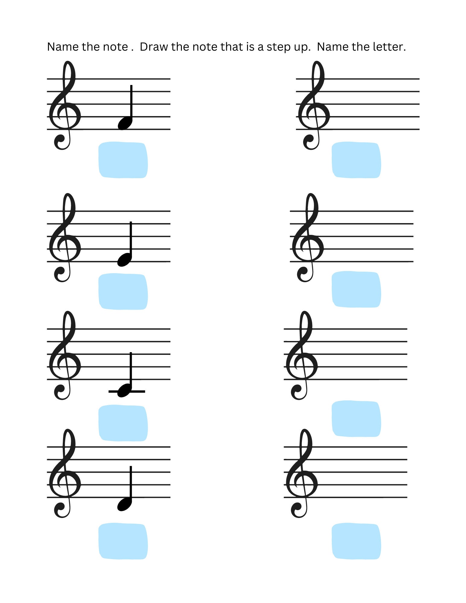 Music Worksheets Piano Printable Homeschool Printable Music Lessons ...