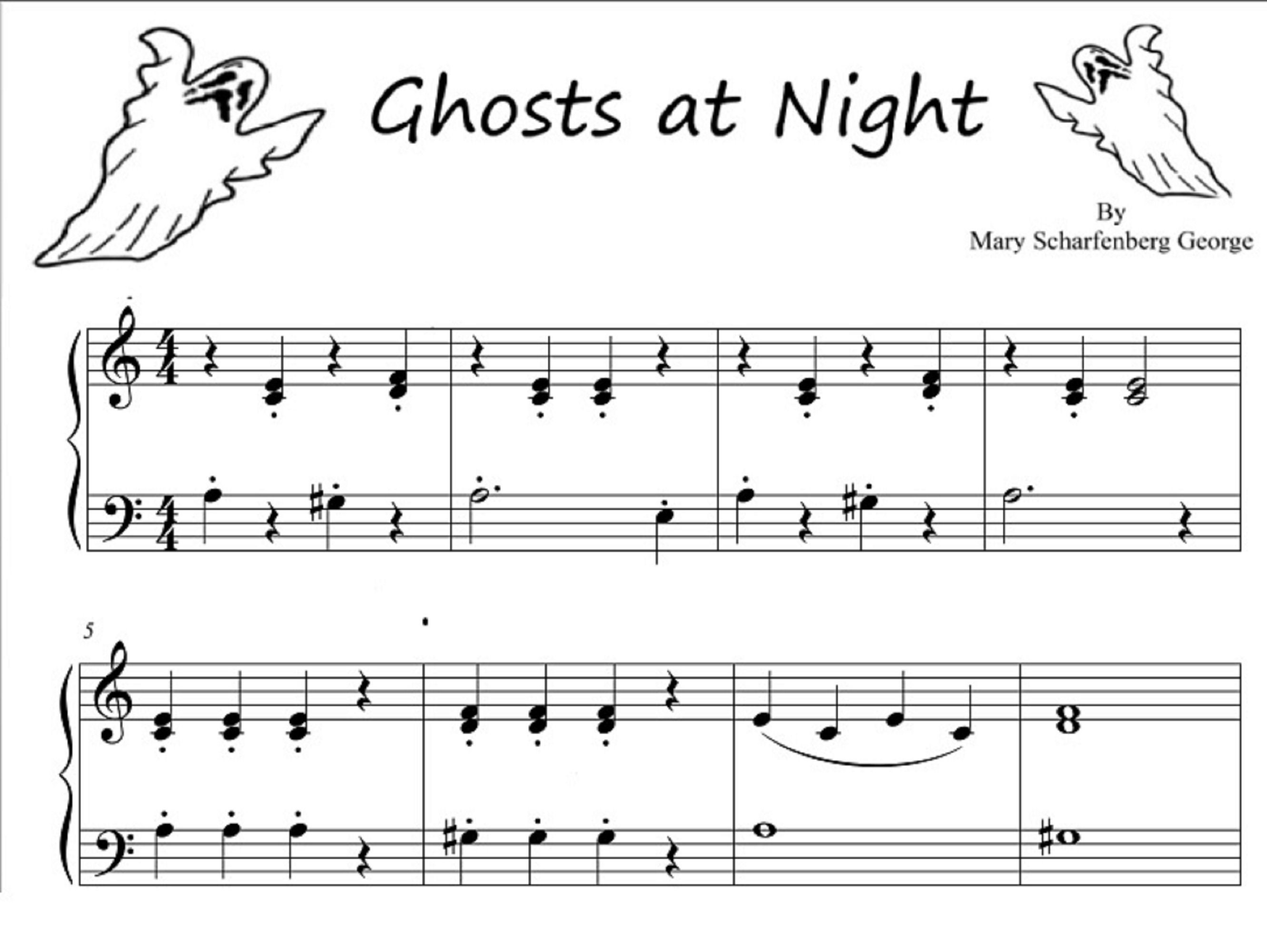 Halloween Piano Solo Beginning Piano Piano Lessons Late Beginner ...