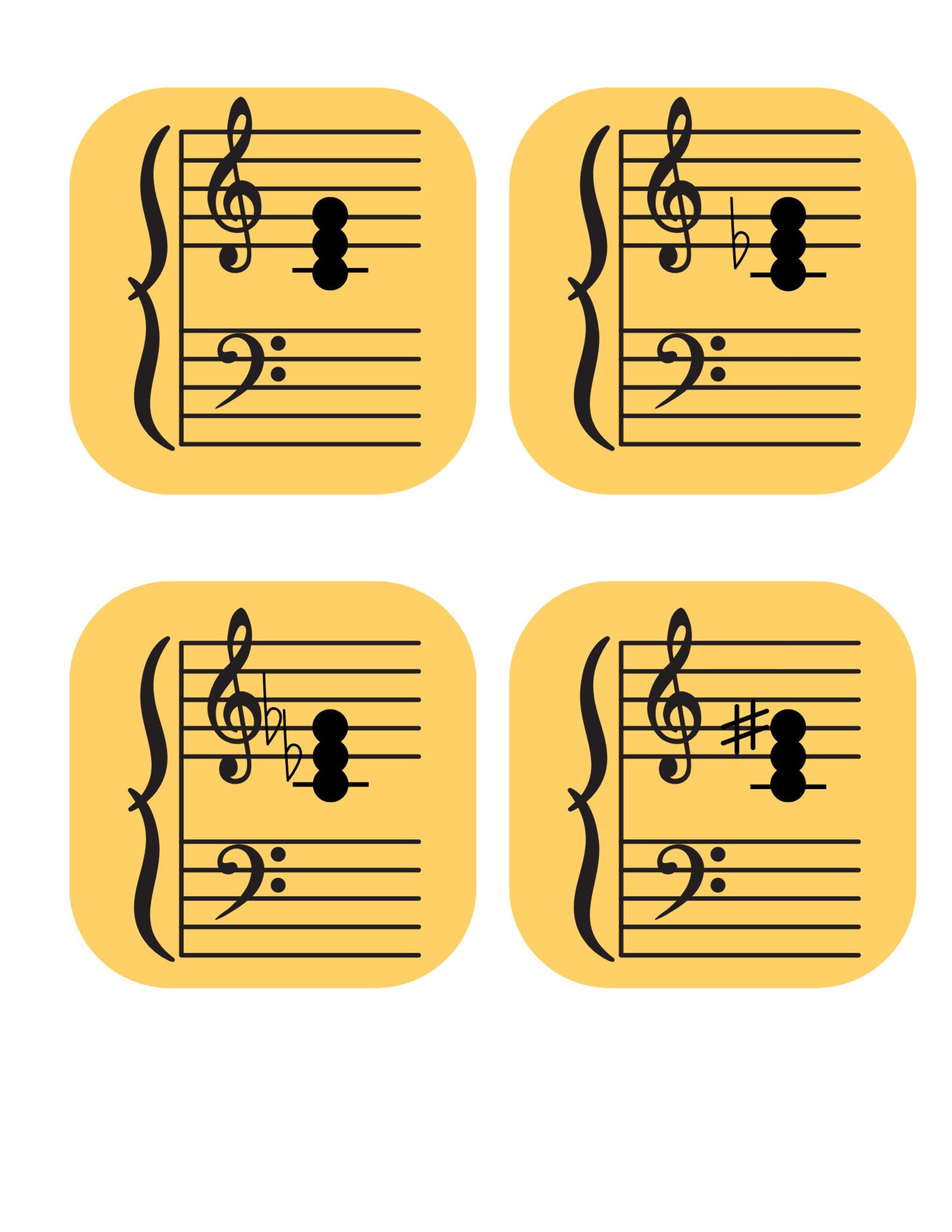 Sticky Chords Music Game Piano Game Group Piano Lesson Group Music ...