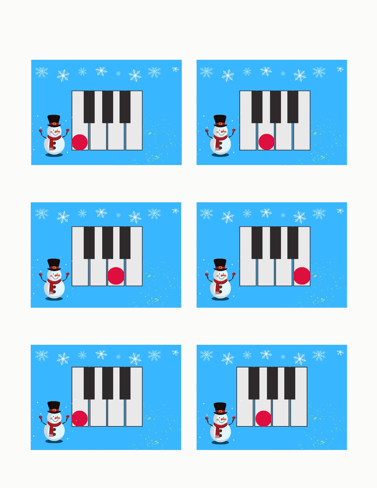 Piano Games Piano Lessons Piano Key Game Winter Piano Game Music ...