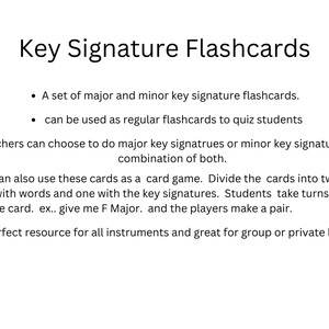 Key Signature Flashcards Piano Lessons Music Lessons Music Flashcards ...