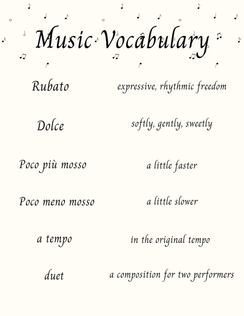 Music Classroom Decor Homeschool Printable Piano Studio Decor Music ...