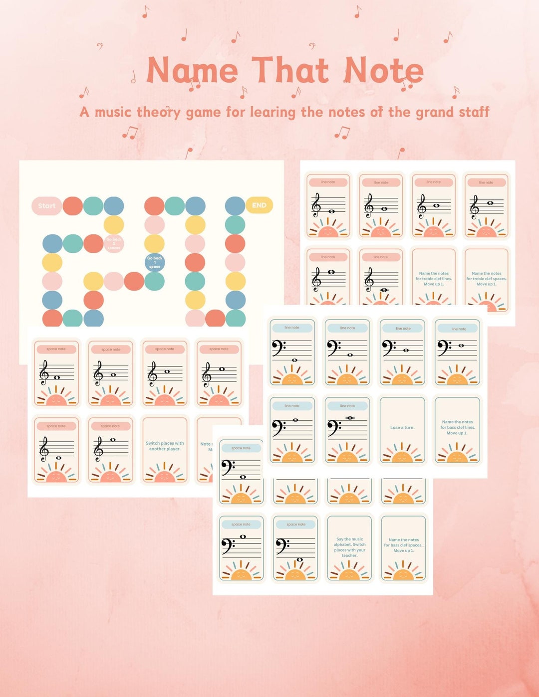 Name That Note Music Education Music Theory Game Piano Lesson Game ...