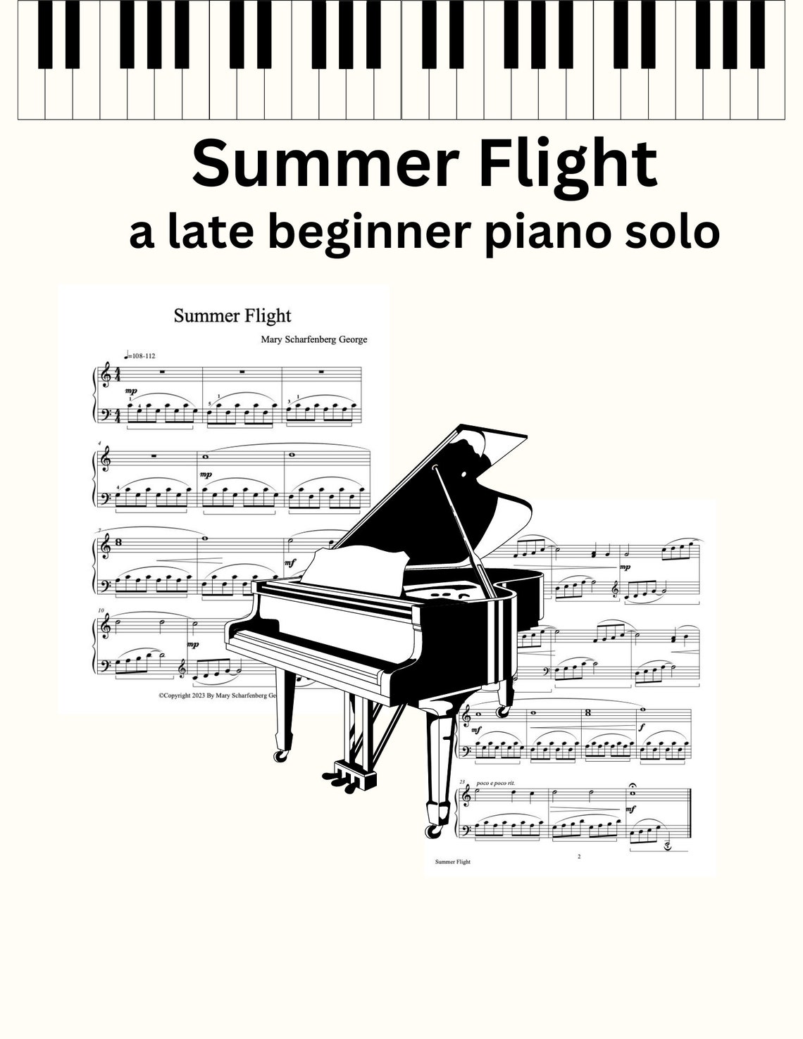Solo Piano Music Sheet Music for Lessons Sheet Music for Kids Piano ...