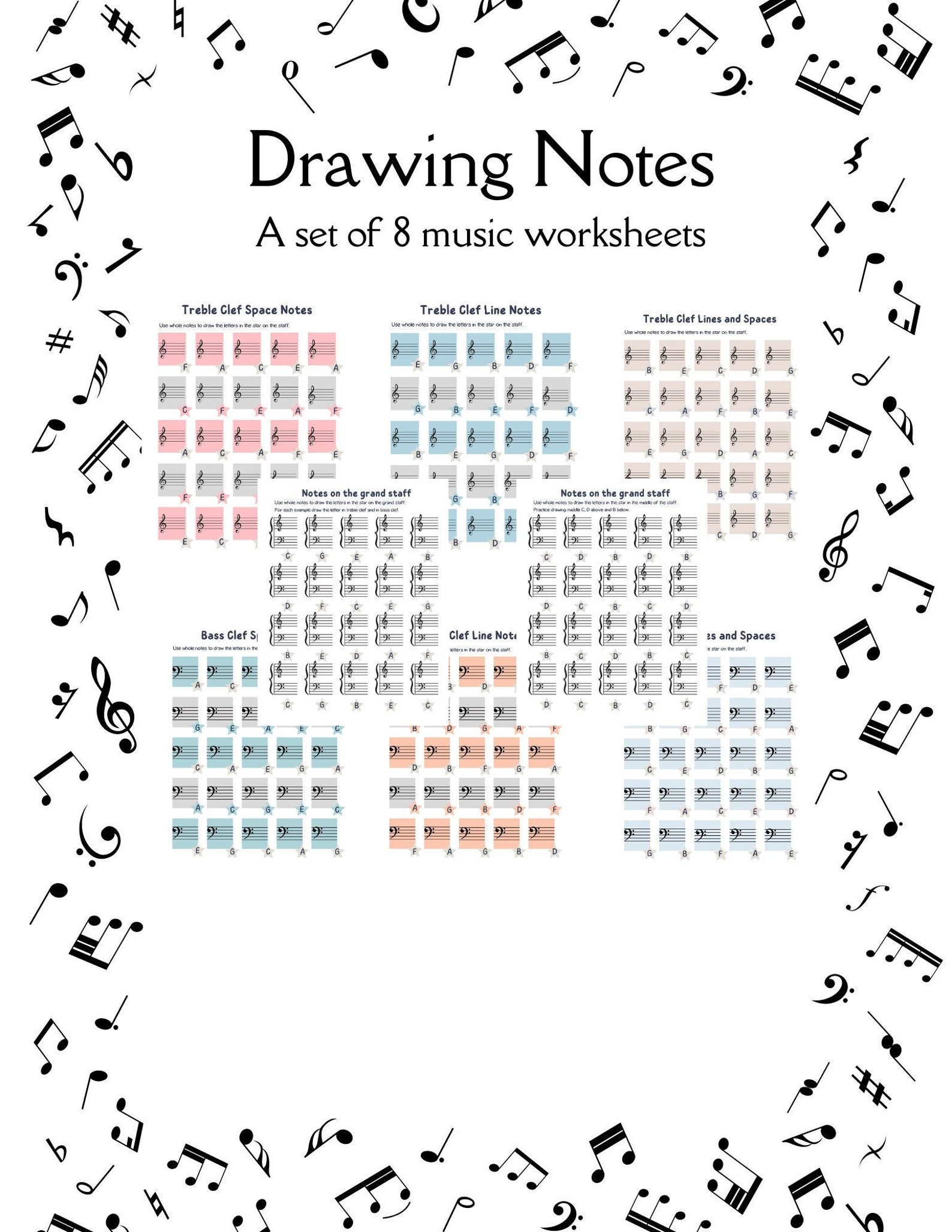 Music Theory Worksheets Music Education Music Printable Homeschool ...