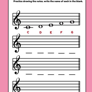 Music Worksheets Music Printable Music Education Music Theory for Kids ...