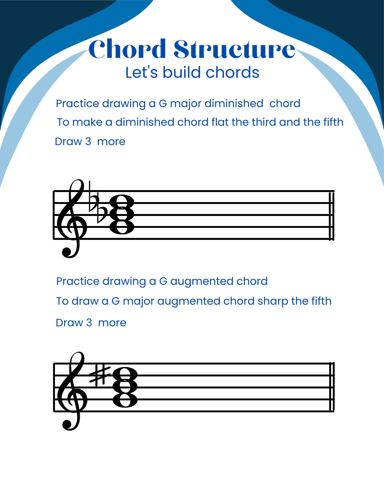 Piano Worksheets Building Chords Music Worksheets Homeschool Worksheets ...