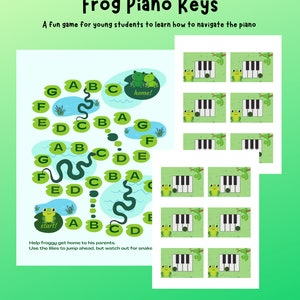 Beginning Piano Game Bundle Piano Games Music Games Music Education ...