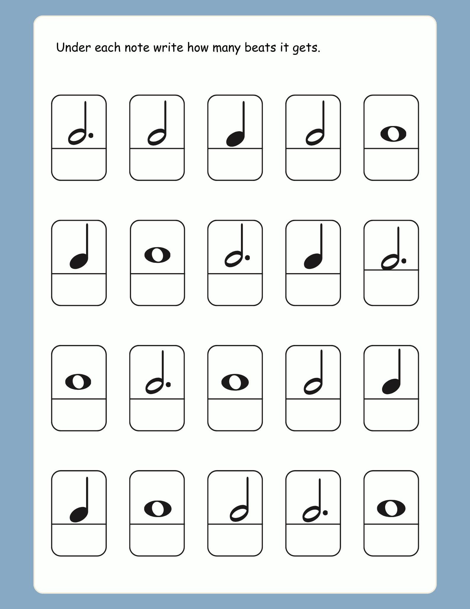 Music Note Worksheets Music Theory Worksheets Music Printable Music ...