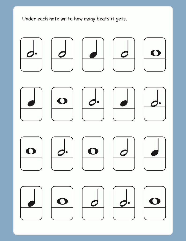 Music Note Worksheets Music Theory Worksheets Music Printable Music ...