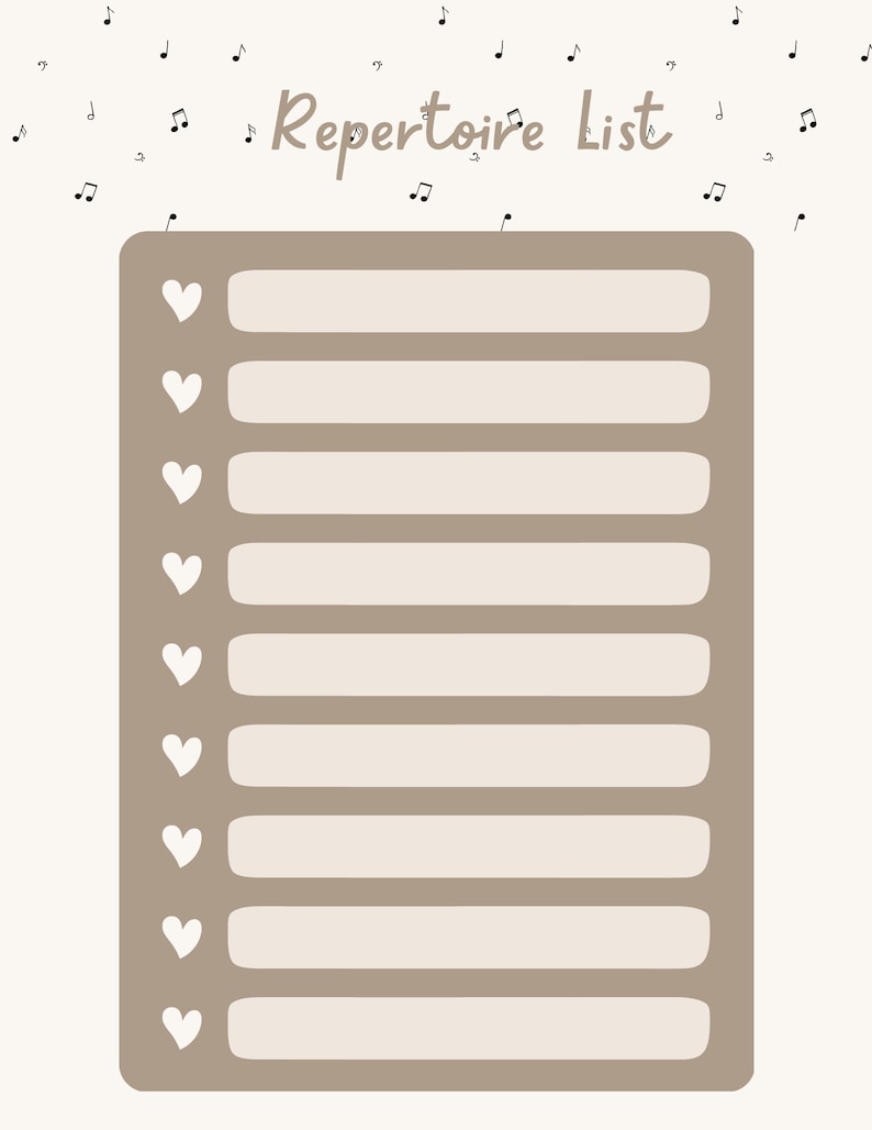 Piano Practice Charts Weekly Piano Lessons Music Lessons Practice ...