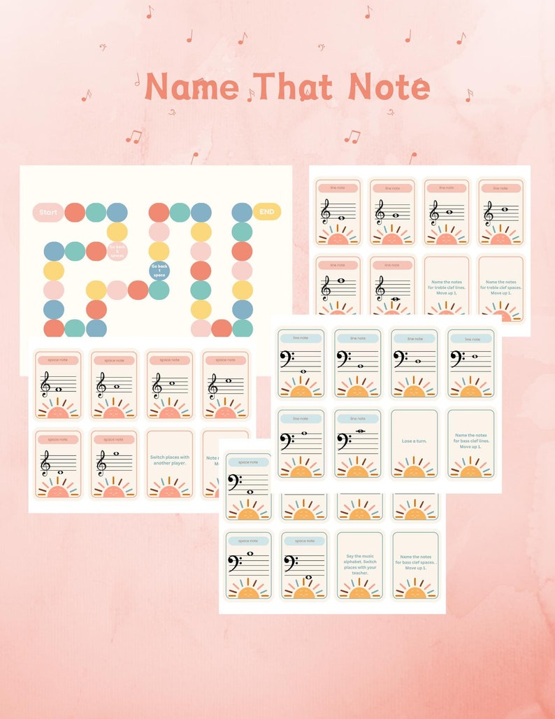 Name That Note Music Education Music Theory Game Piano Lesson Game ...